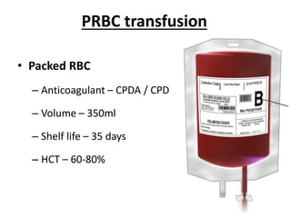 Blood Component Therapy | PPT