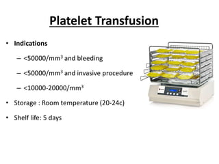 Blood Component Therapy | PPT