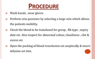 Blood component therapy | PPTX