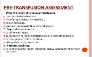 Blood component therapy | PPTX