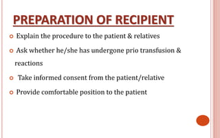 Blood component therapy | PPTX