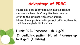 Blood component therapy.dr quiyum | PPTX