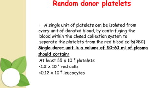 Blood component therapy.dr quiyum | PPTX