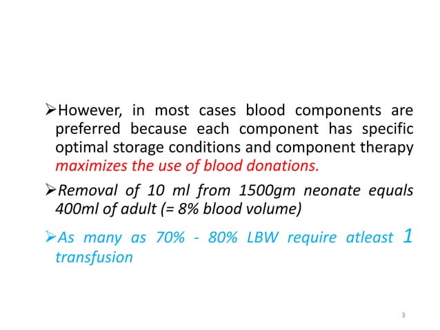 Blood component therapy | PPTX