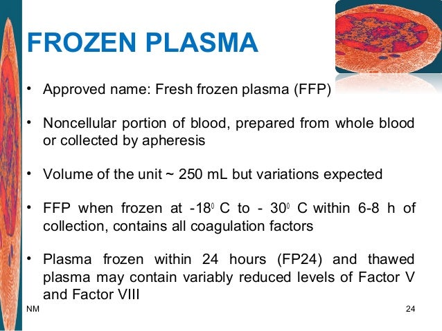 Blood component therapy iccco