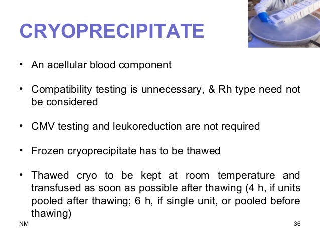 Blood component therapy iccco