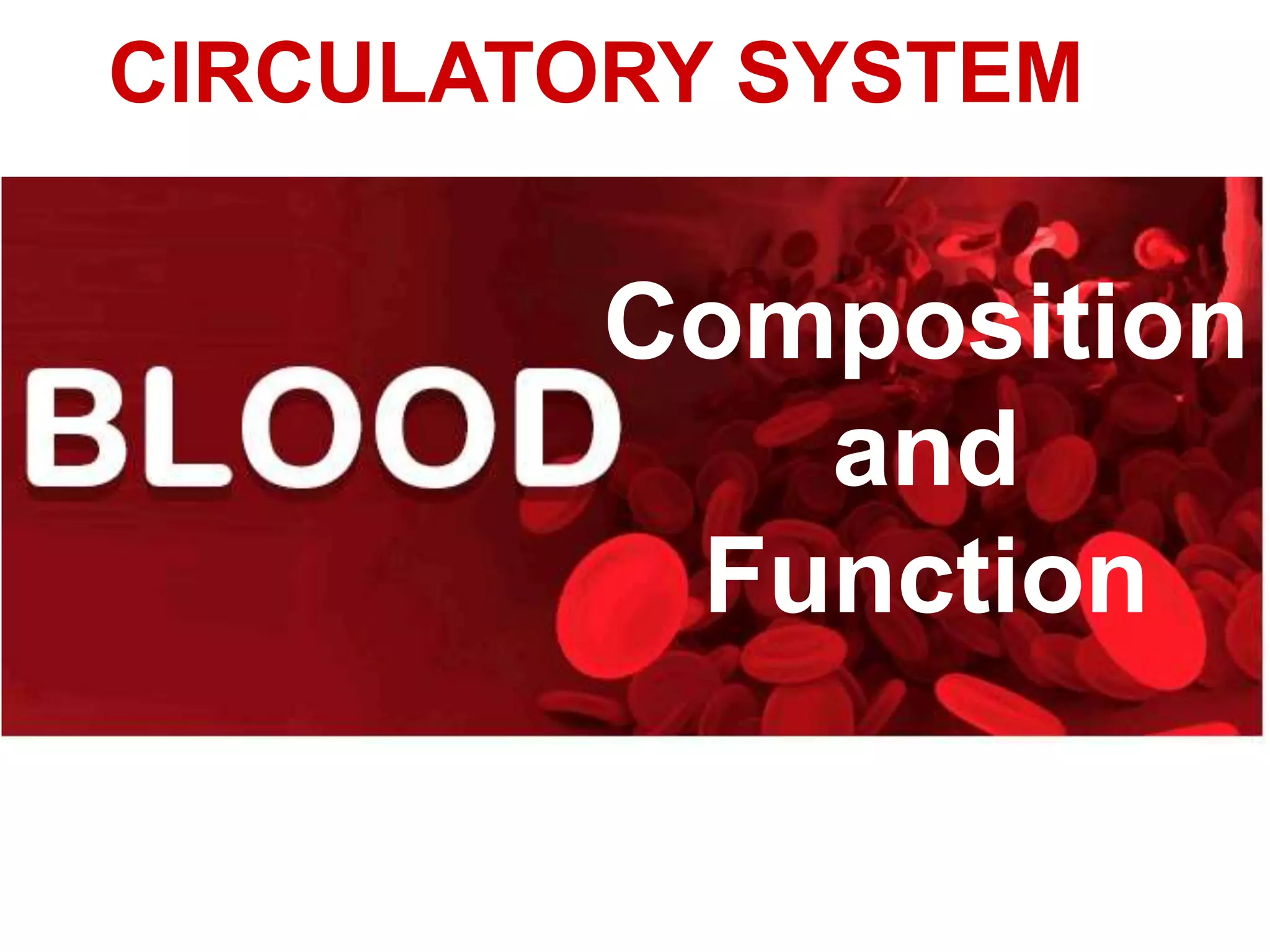 Blood composition and function | PPT | Blood Disorders | Diseases and ...