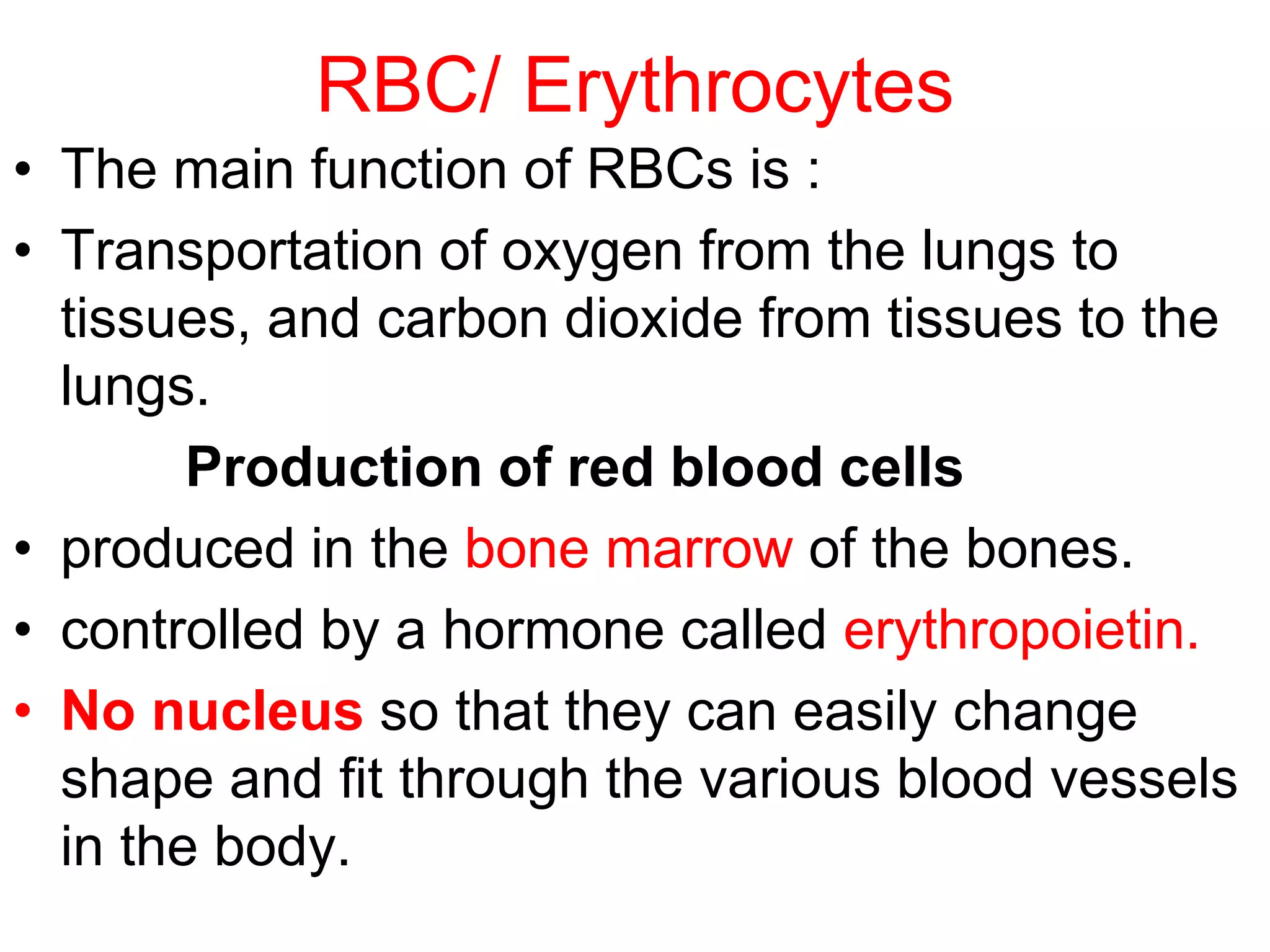 Blood composition and function | PPT