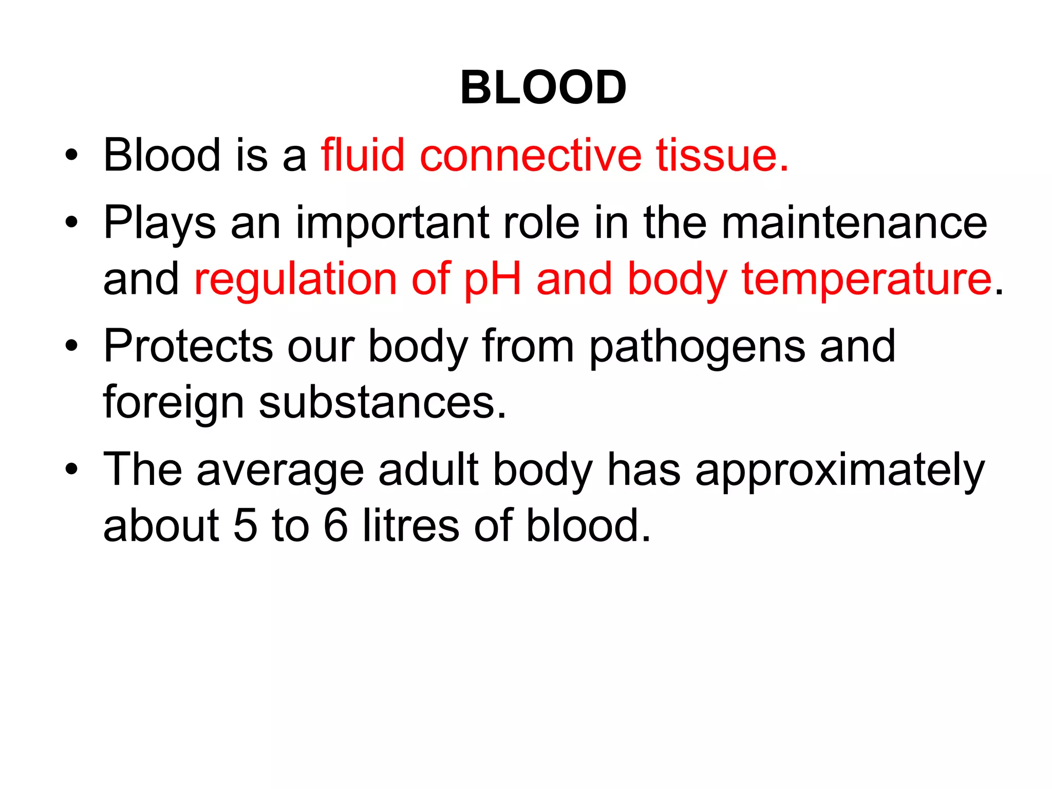 Blood composition and function | PPT