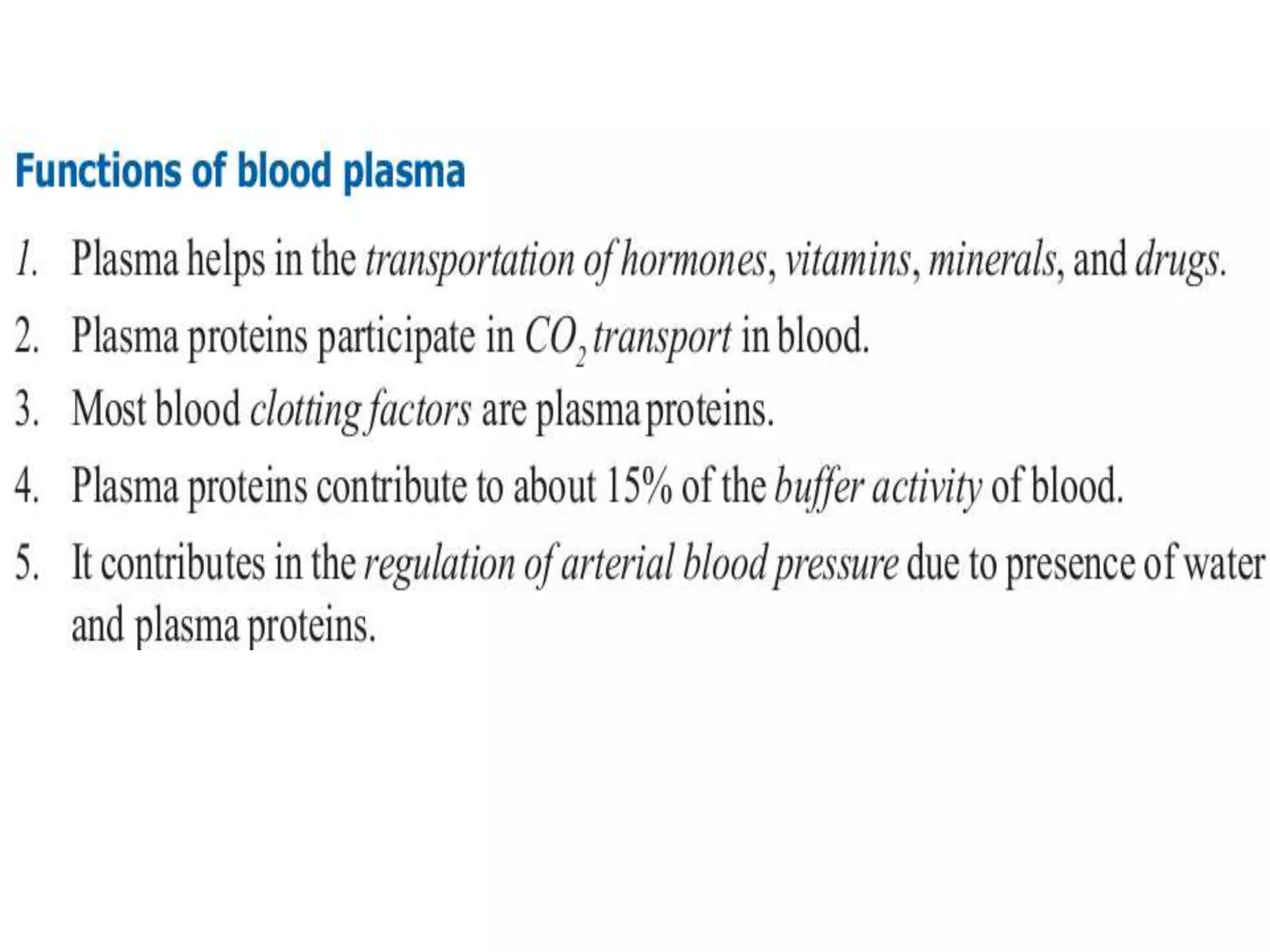 Blood composition and function | PPT