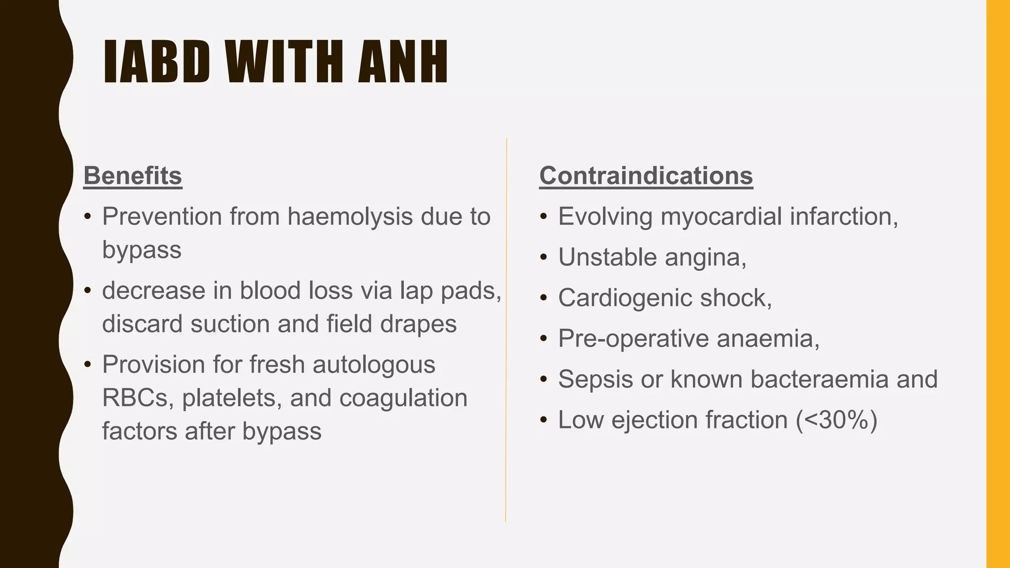 Blood conservation strategy | PPTX