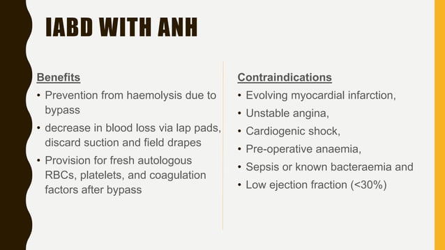 Blood conservation strategy | PPTX