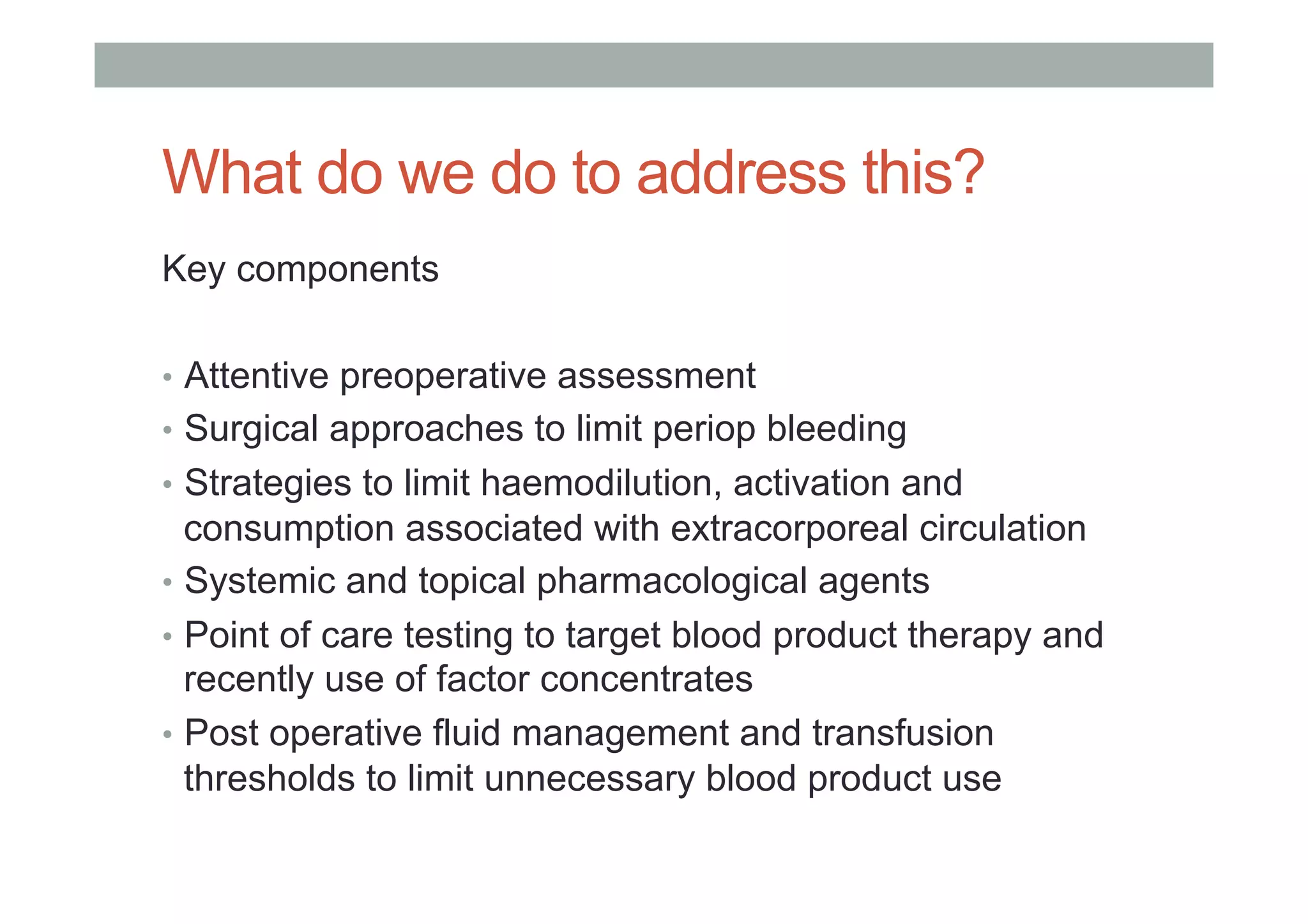 Bruce Cartwright: Blood Conservation | PDF