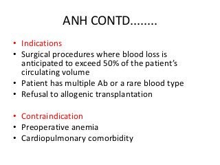 Blood conservation techniques | PPTX