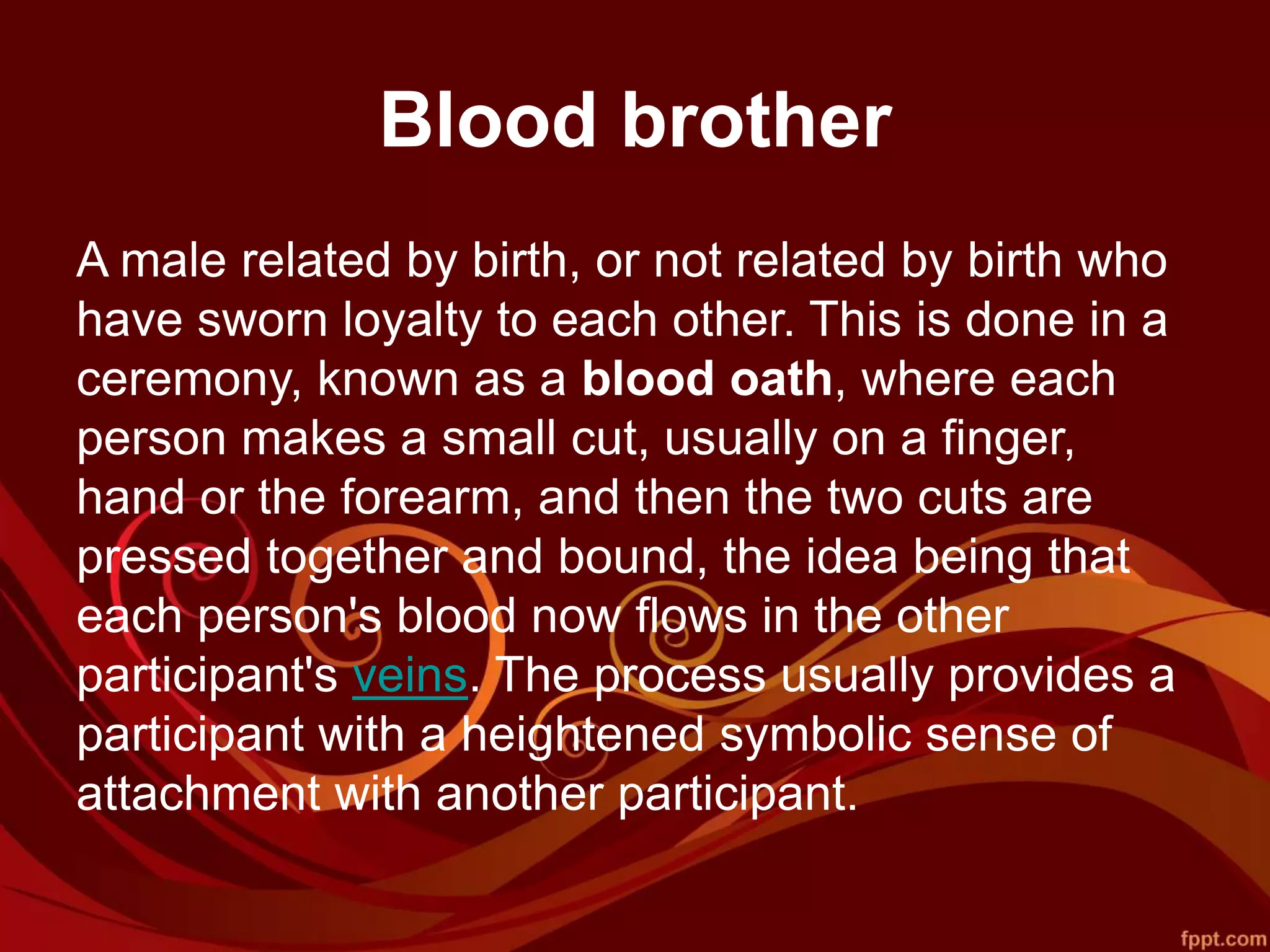 Blood covenant | PPT