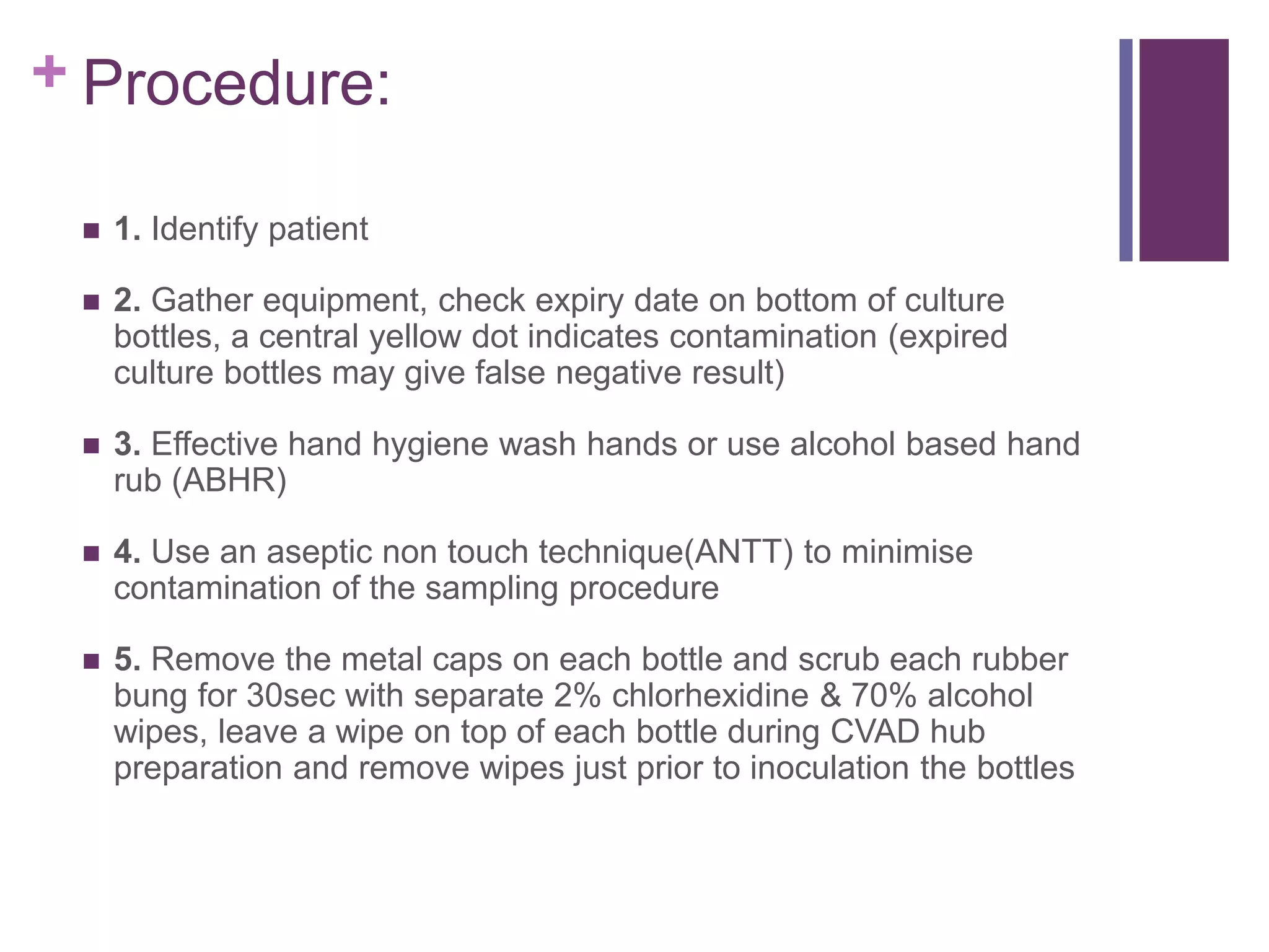 Blood culture | PPTX