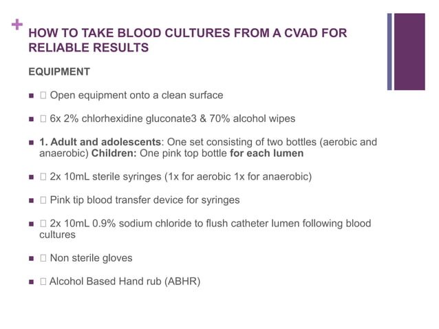 Blood culture | PPTX | Infectious Diseases | Diseases and Conditions