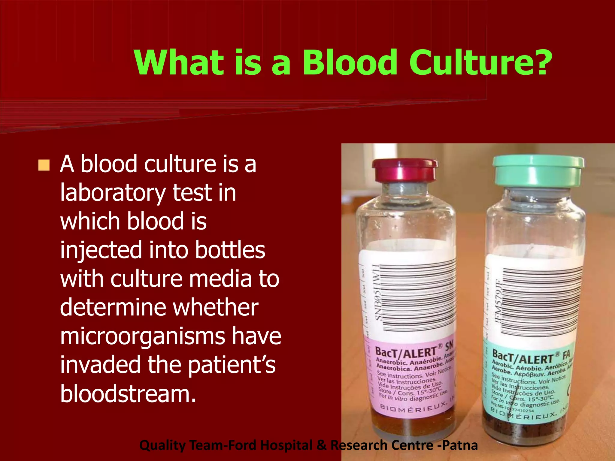 Blood culture | PPT