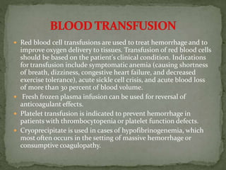 BLOOD TRANSFUSION | PPTX