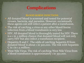 BLOOD TRANSFUSION | PPTX