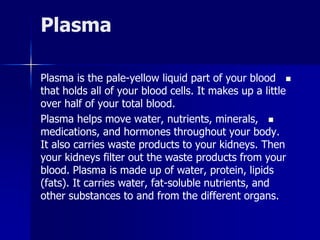 Summary of blood disorders in medical surgical nursing | PPT