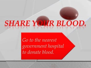 Blood donation | PPTX