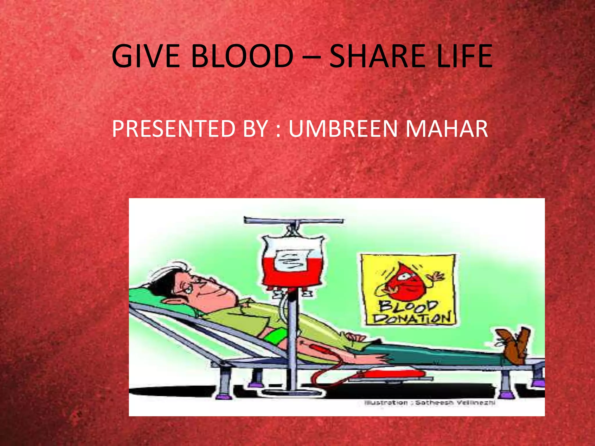 Donate Blood - Save Life | PPTX