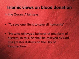 Donate Blood - Save Life | PPTX