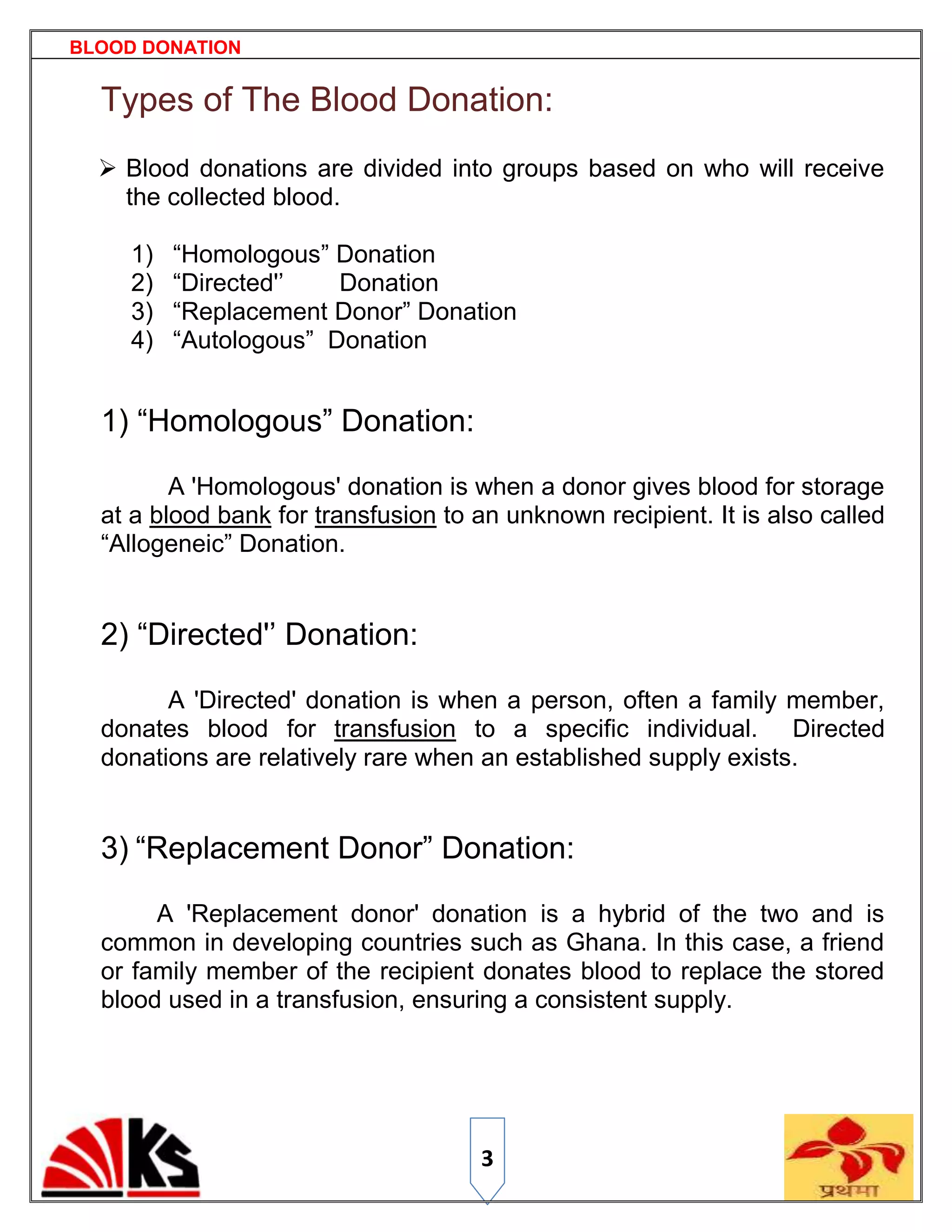 Blood Donaion 7ps | DOCX