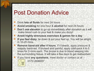 Blood donation | PPT