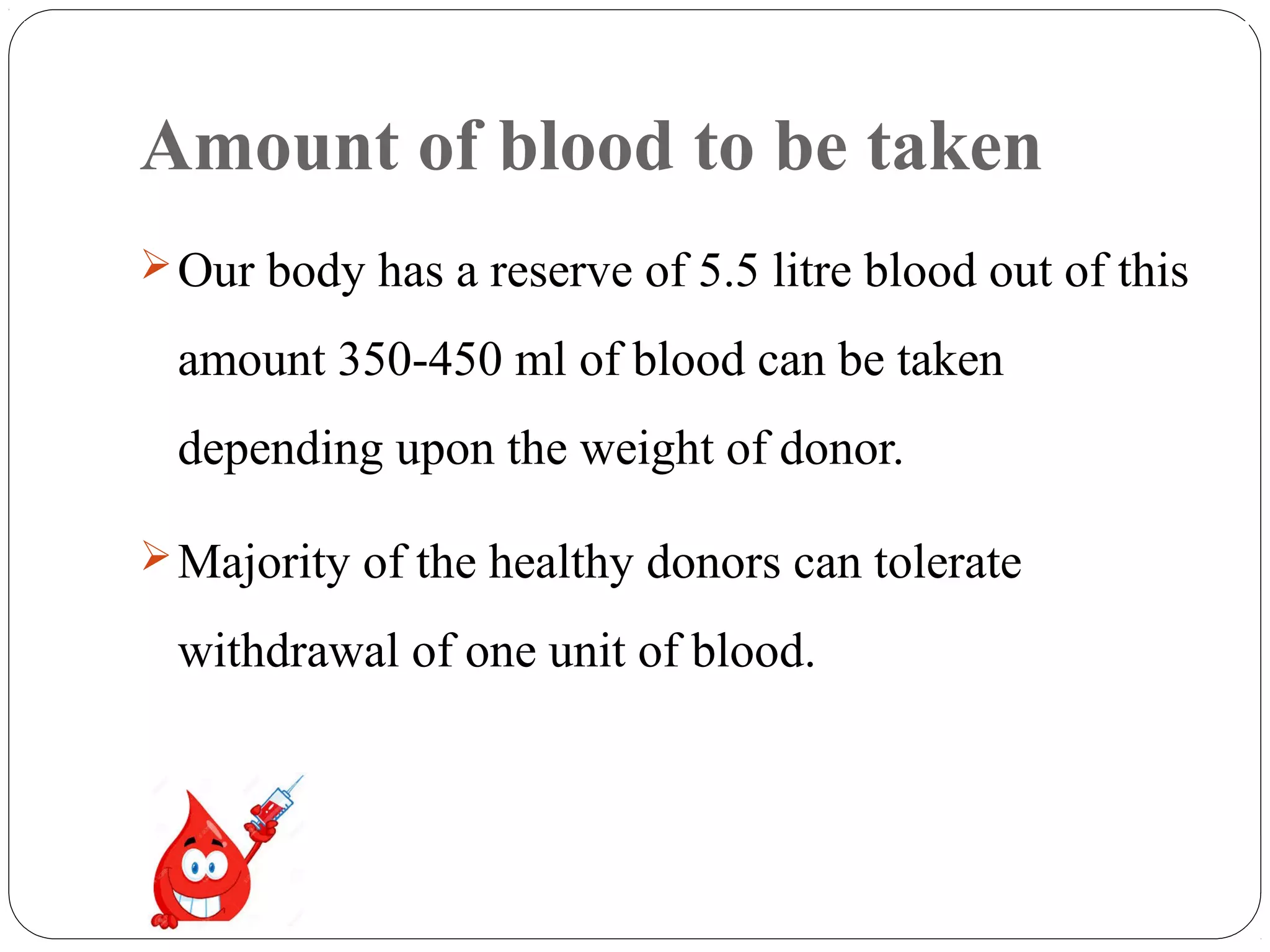 Blood donation Importance | PPT