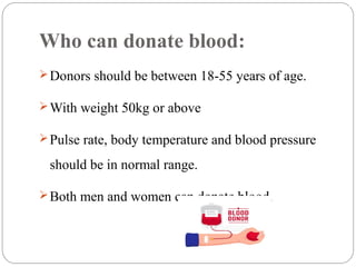 Blood donation Importance | PPT