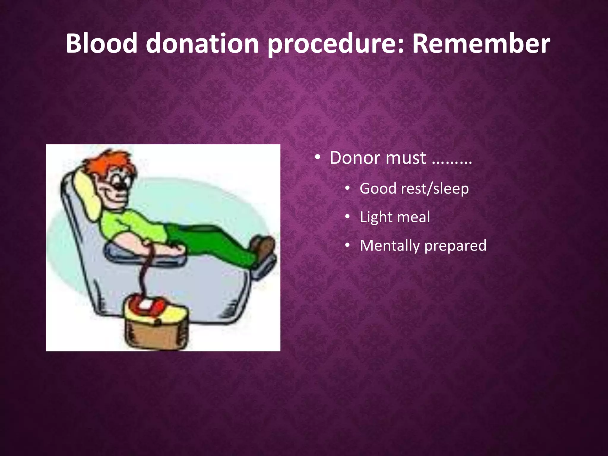 Blood donation | PPTX
