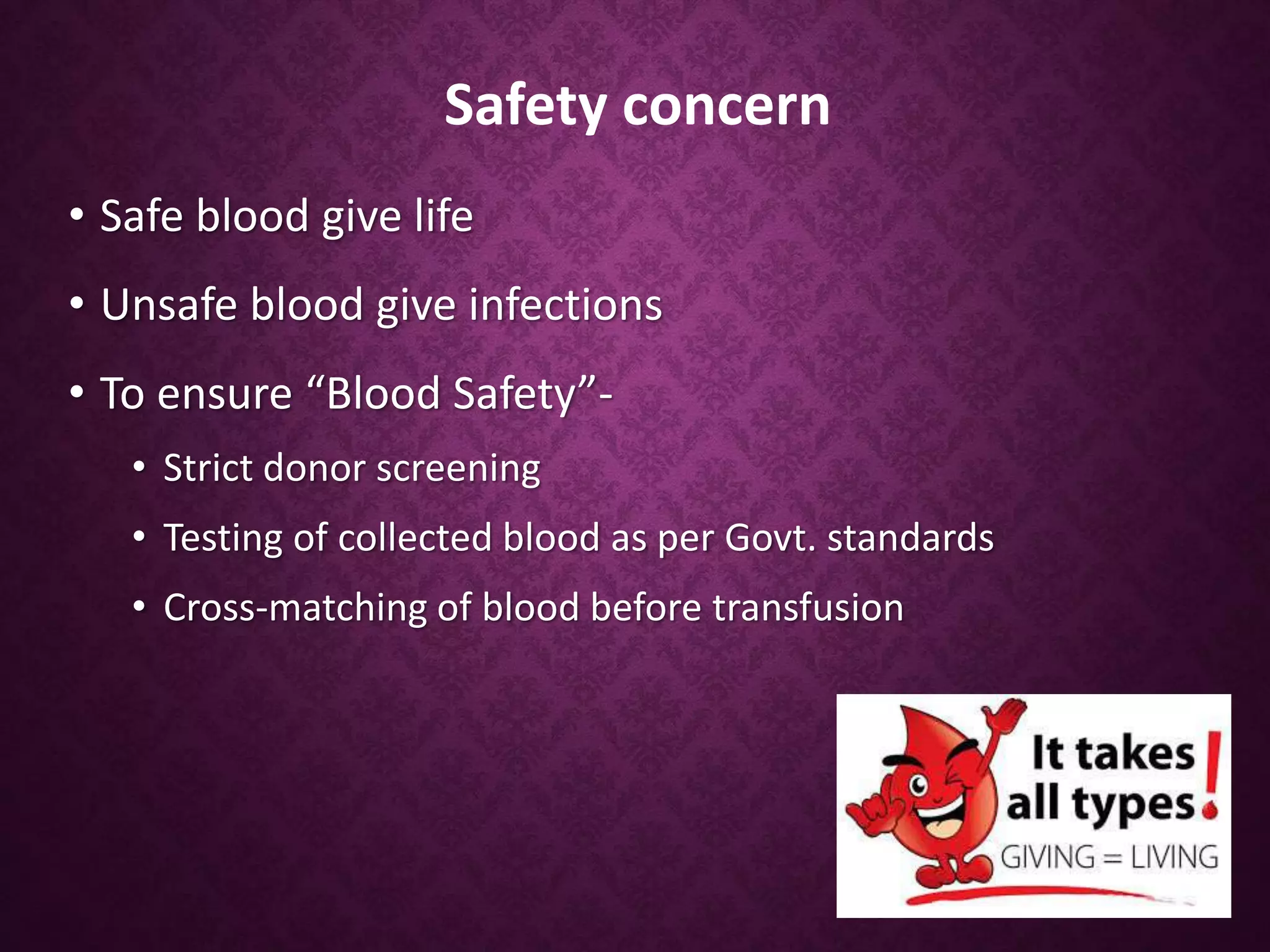 Blood donation | PPTX