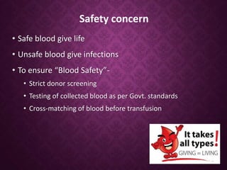 Blood donation | PPTX
