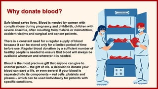 Blood Donation healthcare saving lives.pptx