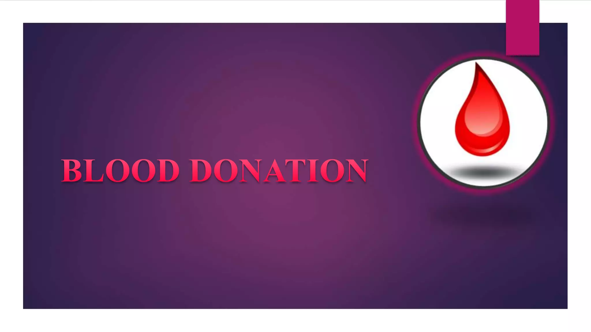 Blood Donation power point slide | PPTX