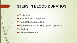 Blood donation awareness | PPTX