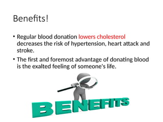 Blood donation awareness Dr Manju's speak.pptx