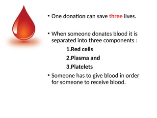 Blood donation awareness Dr Manju's speak.pptx