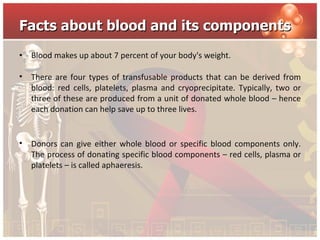 Blood donation facts | PPT
