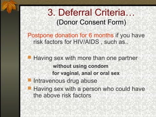 Blood donation facts | PPT