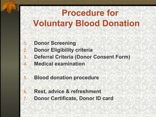 Blood donation facts | PPT