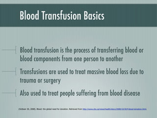 Blood donation powerpoint | KEY