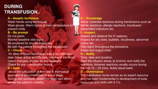 BLOOD TRANSFUSION | PPTX