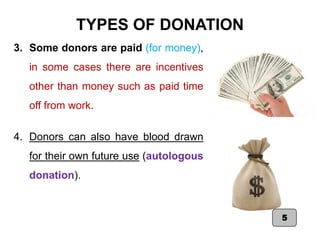 Blood donation & selection of donor | PPT