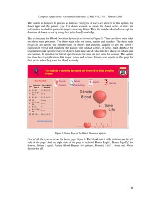 Blood donation system for online users | PDF