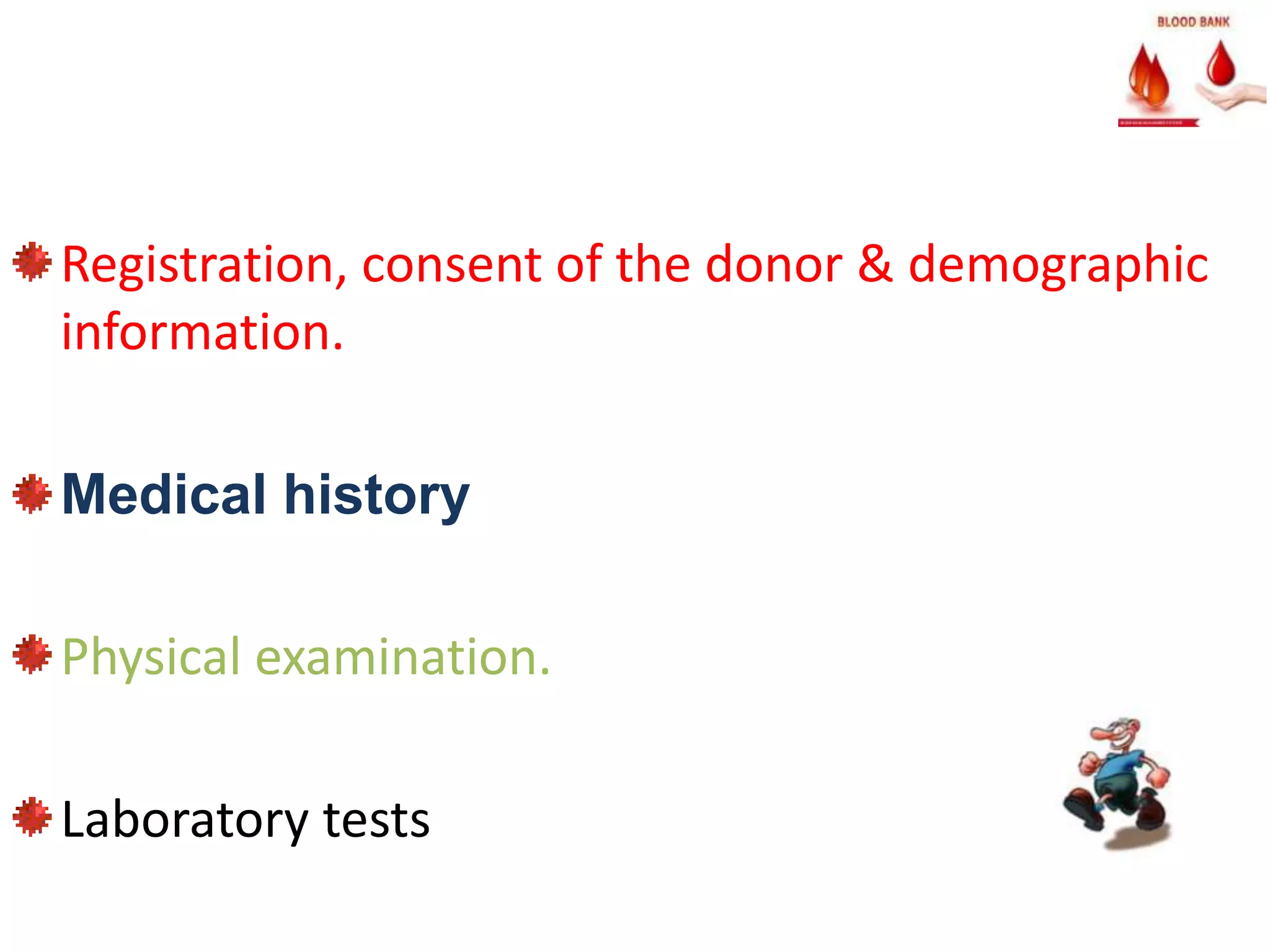 Blood donor selection | PPTX