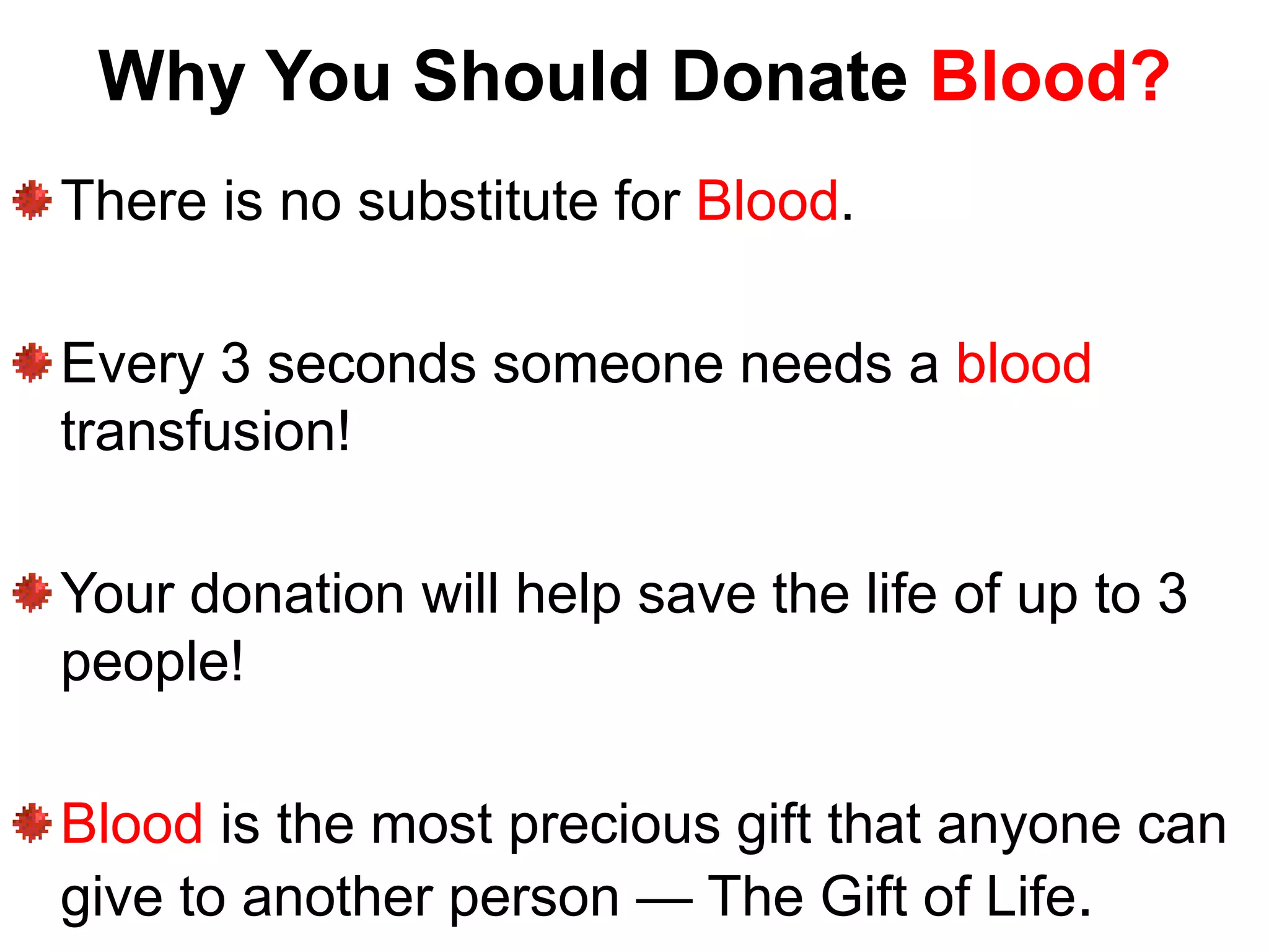 Blood donor selection | PPTX