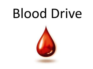 Blood drive | PPTX